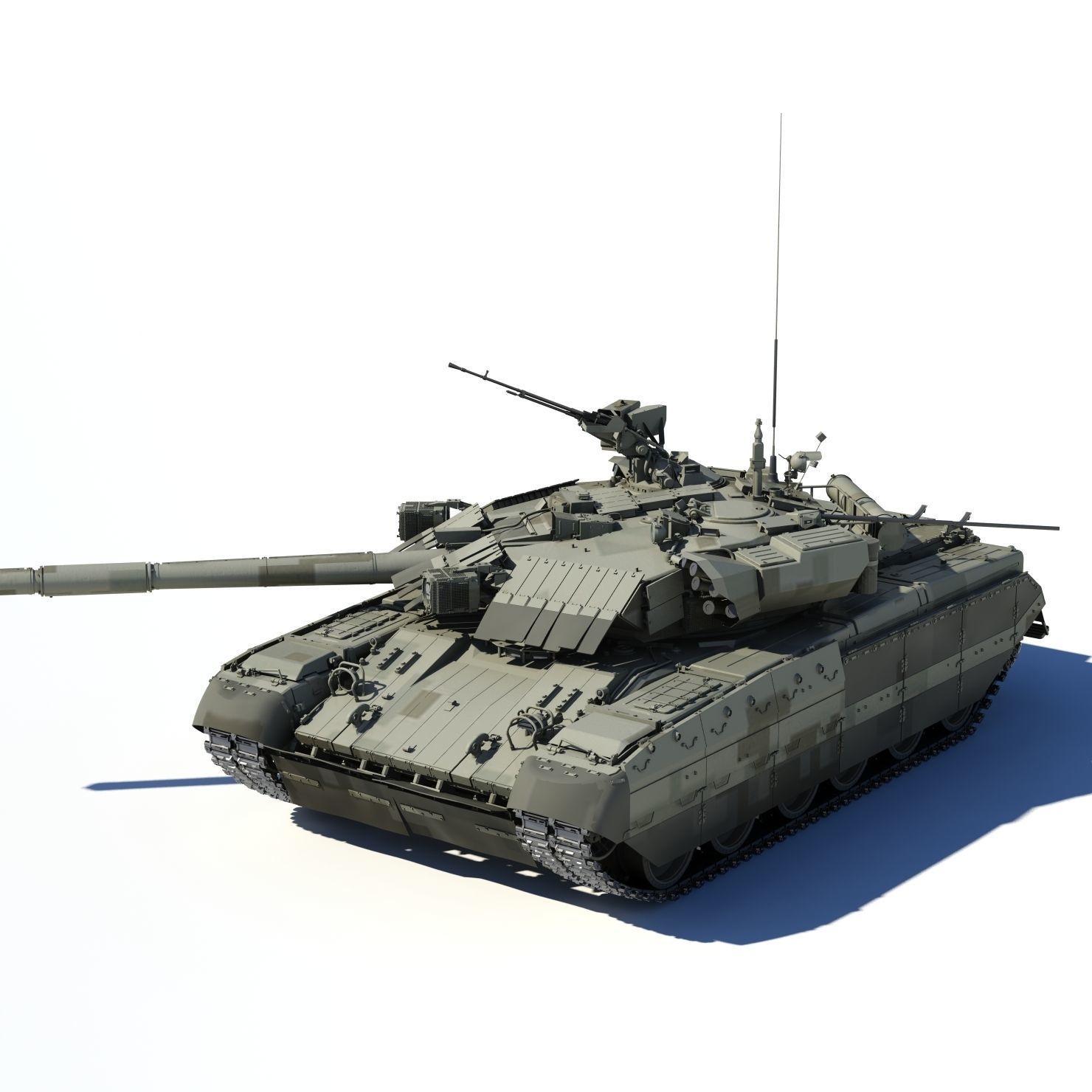 T-84 Oplot 3D model animated | CGTrader