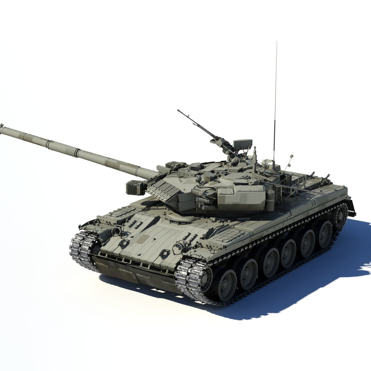 T-84 Oplot 3D model animated | CGTrader