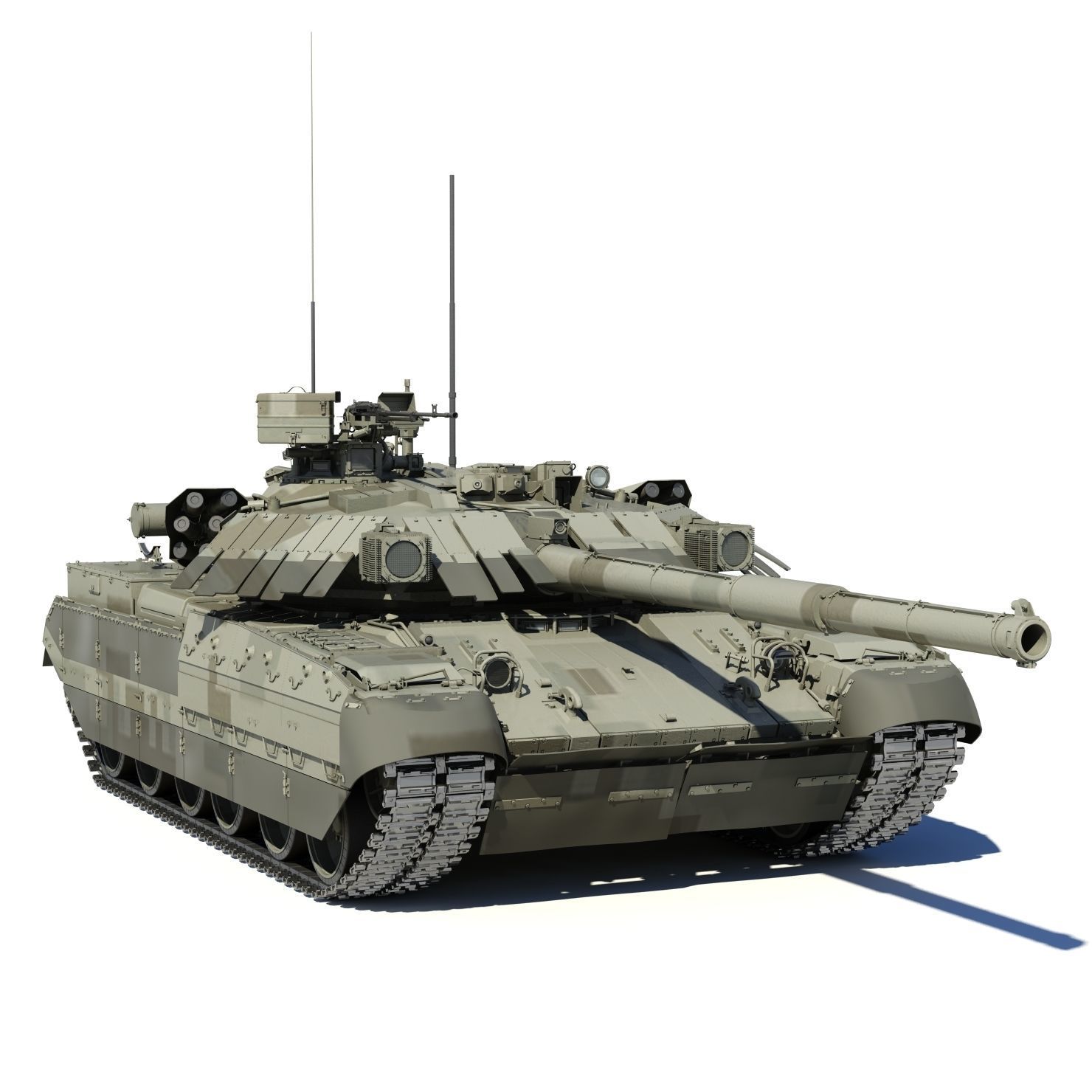 T-84 Oplot 3D model animated | CGTrader