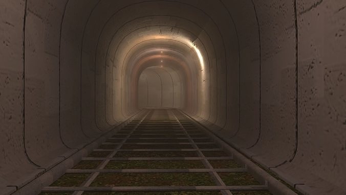 Train Tunnel 3D model | CGTrader