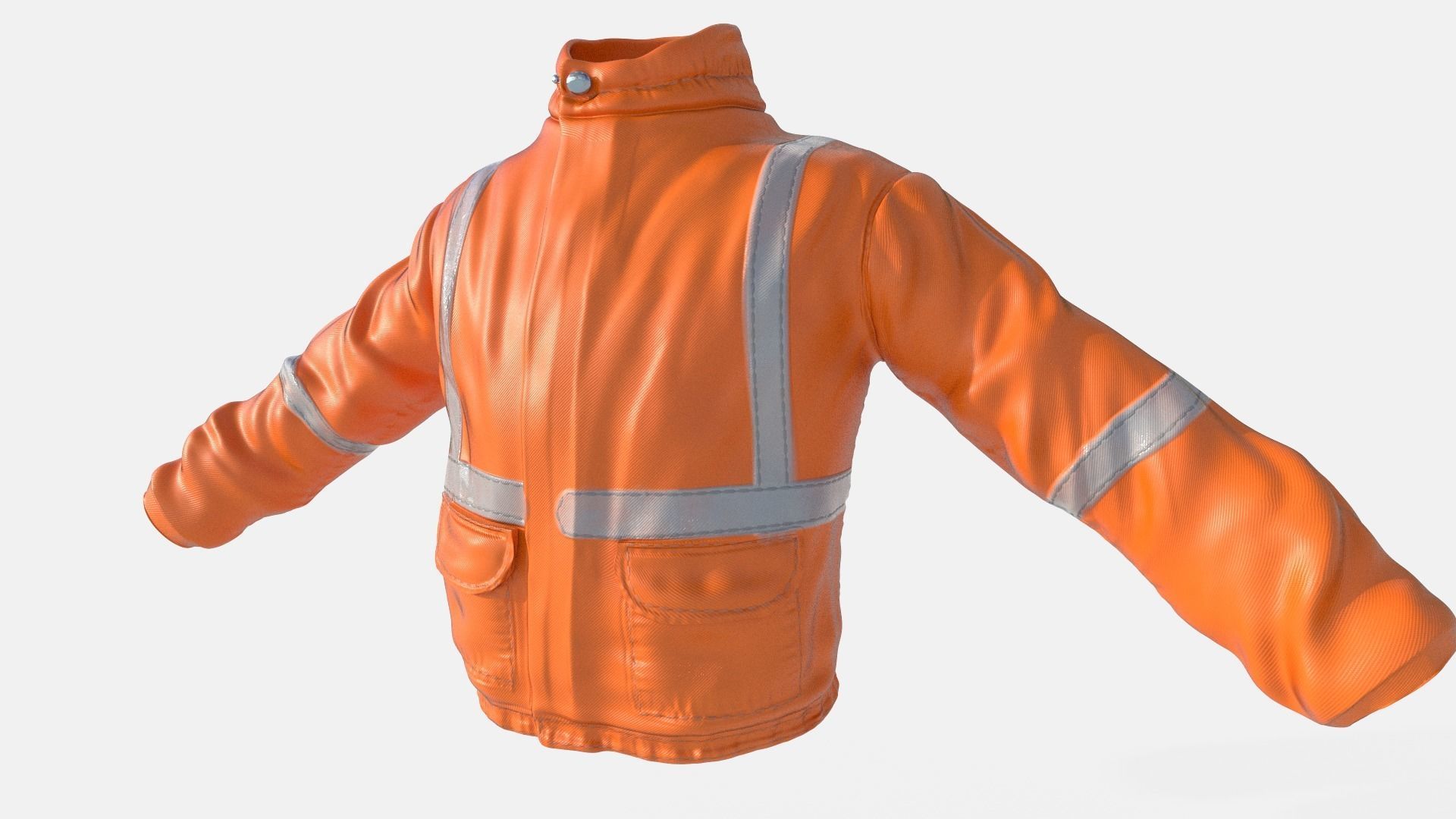 3D model Workman Mining Safety Jacket VR / AR / low-poly | CGTrader