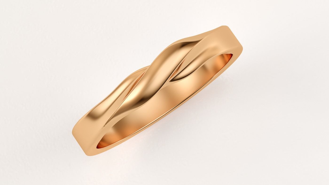 Mobius ring 3mm 3D model 3D printable | CGTrader