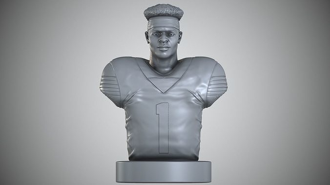 Justin Fields 3D model 3D printable | CGTrader
