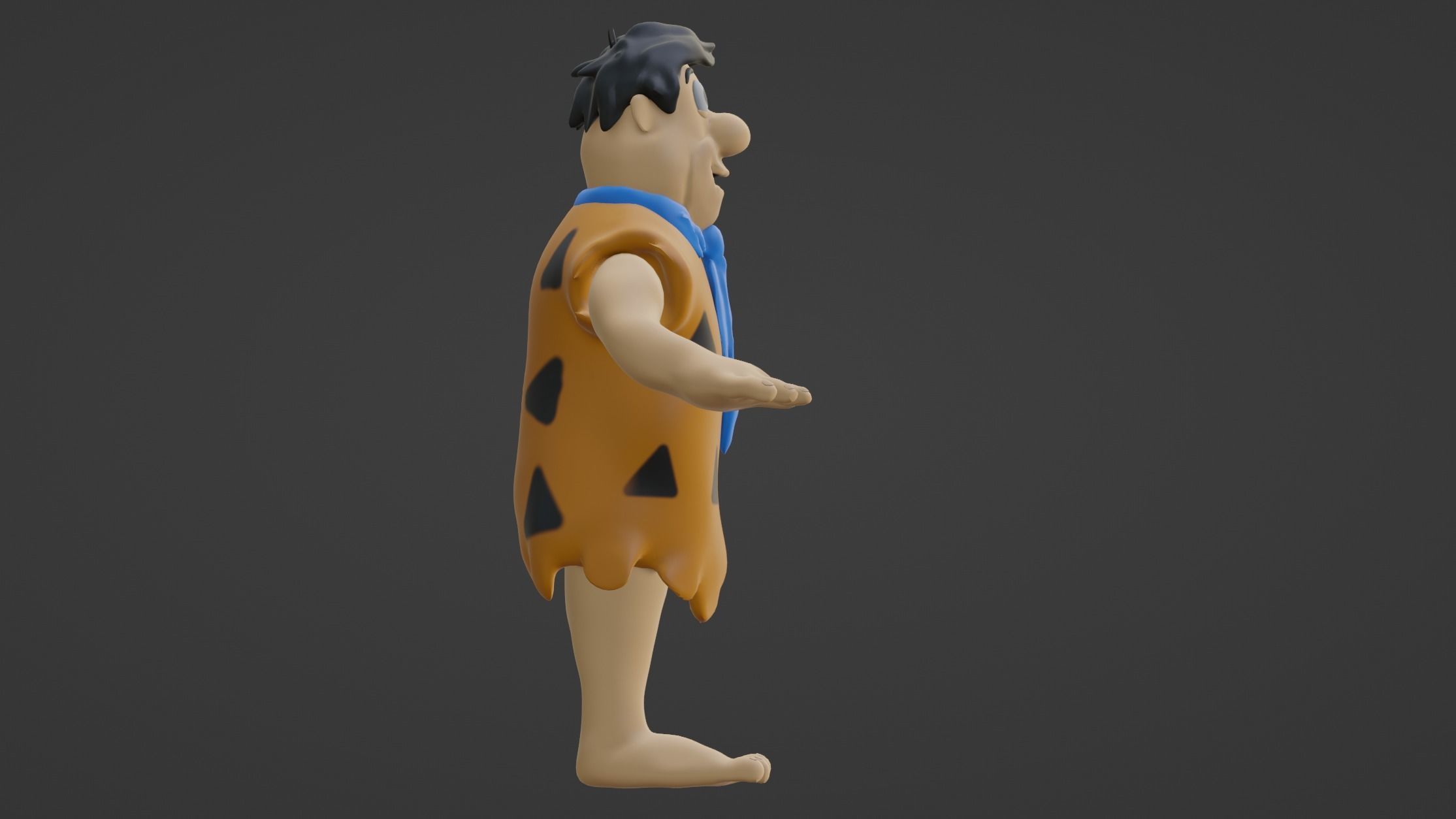 3D model Fred Flintstone - The Flintstones VR / AR / low-poly | CGTrader