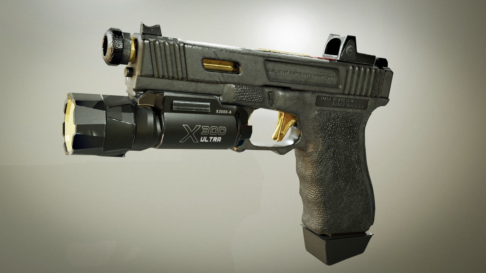 3D model Glock 17 Salient Arms SAI 3D Model VR / AR / low-poly | CGTrader