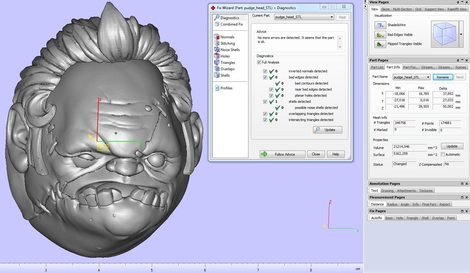 Pudge Head 3D model 3D printable | CGTrader