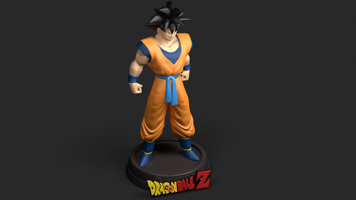 Goku from Dragon Ball Z 3D model 3D printable | CGTrader
