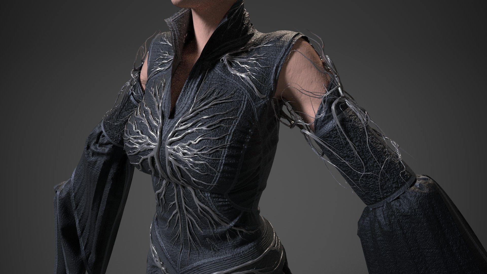 Braided corset 3D model | CGTrader