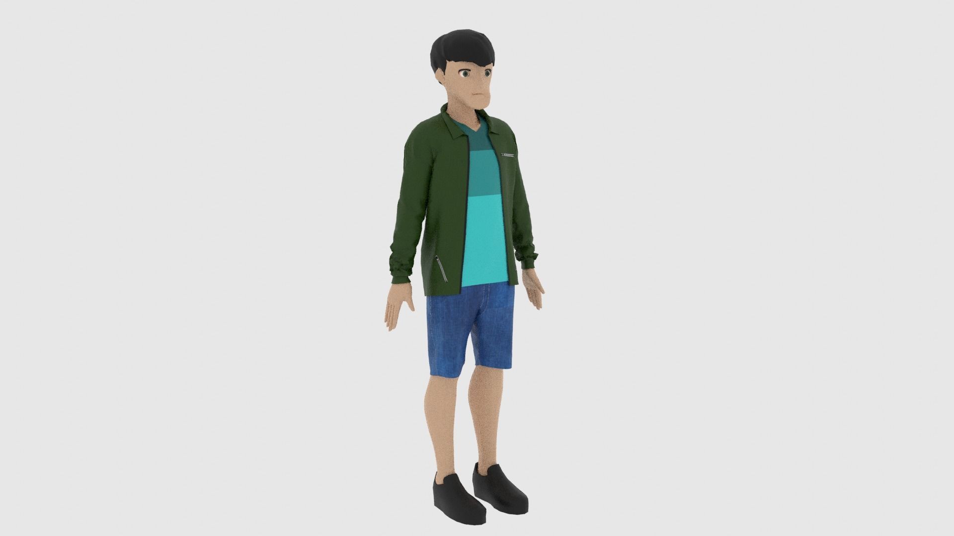 3D model Cartoon Character VR / AR / low-poly | CGTrader