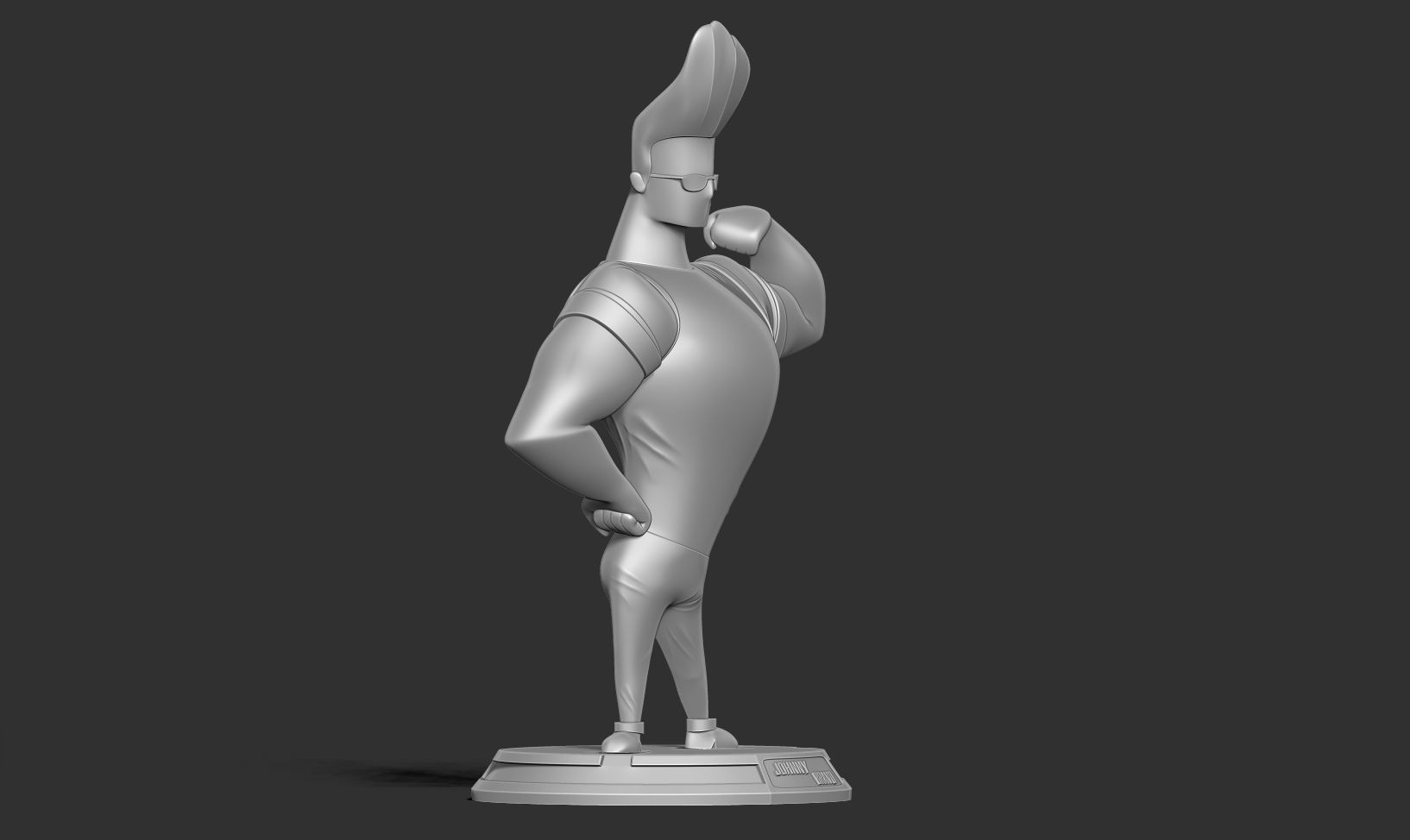 Johnny Bravo 3D model 3D printable | CGTrader
