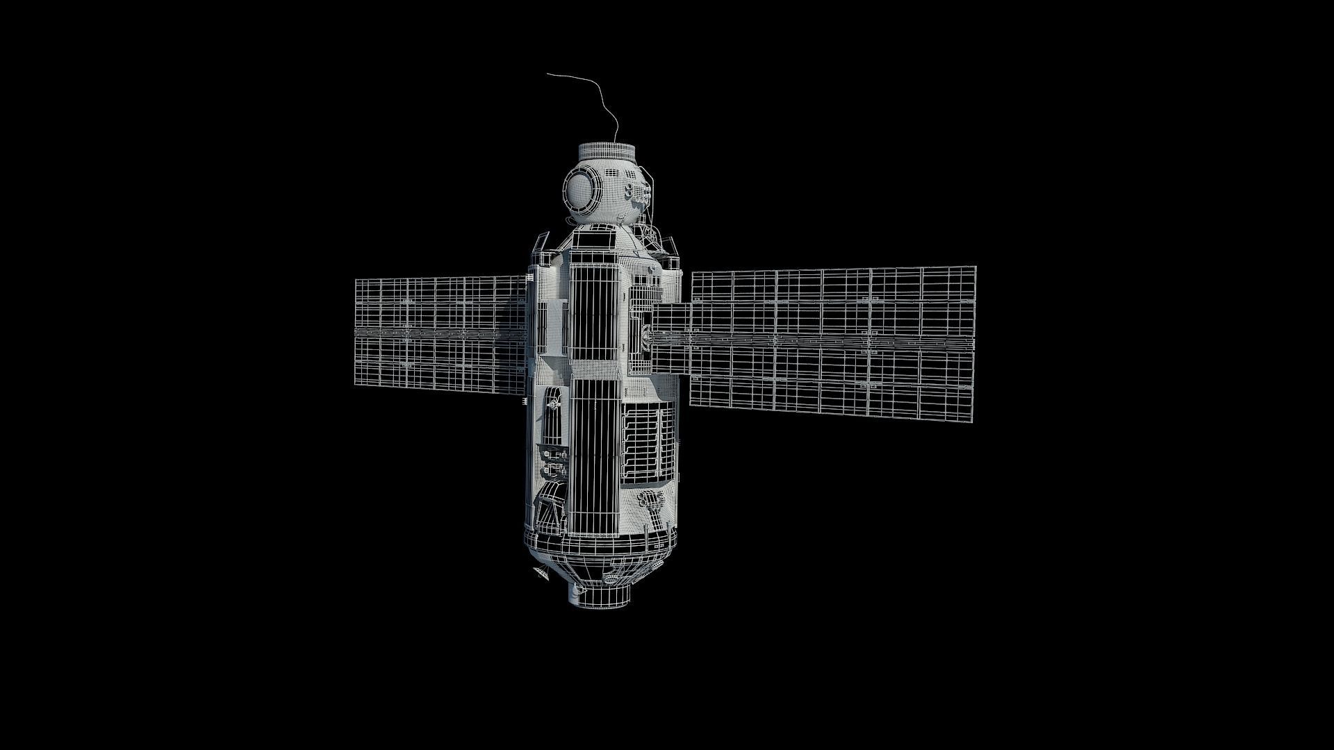 High quality 3D model Zarya ISS module 3D model 3D model | CGTrader