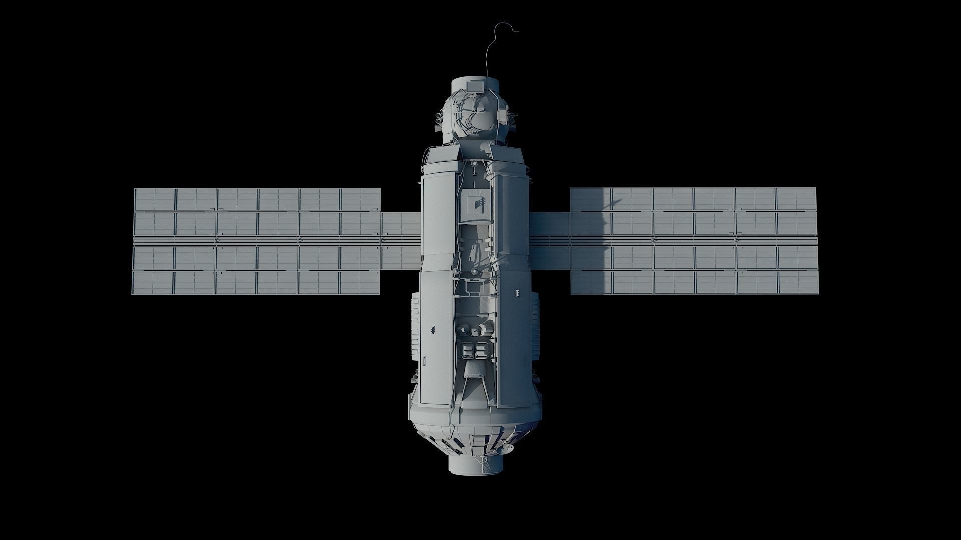 High quality 3D model Zarya ISS module 3D model 3D model | CGTrader