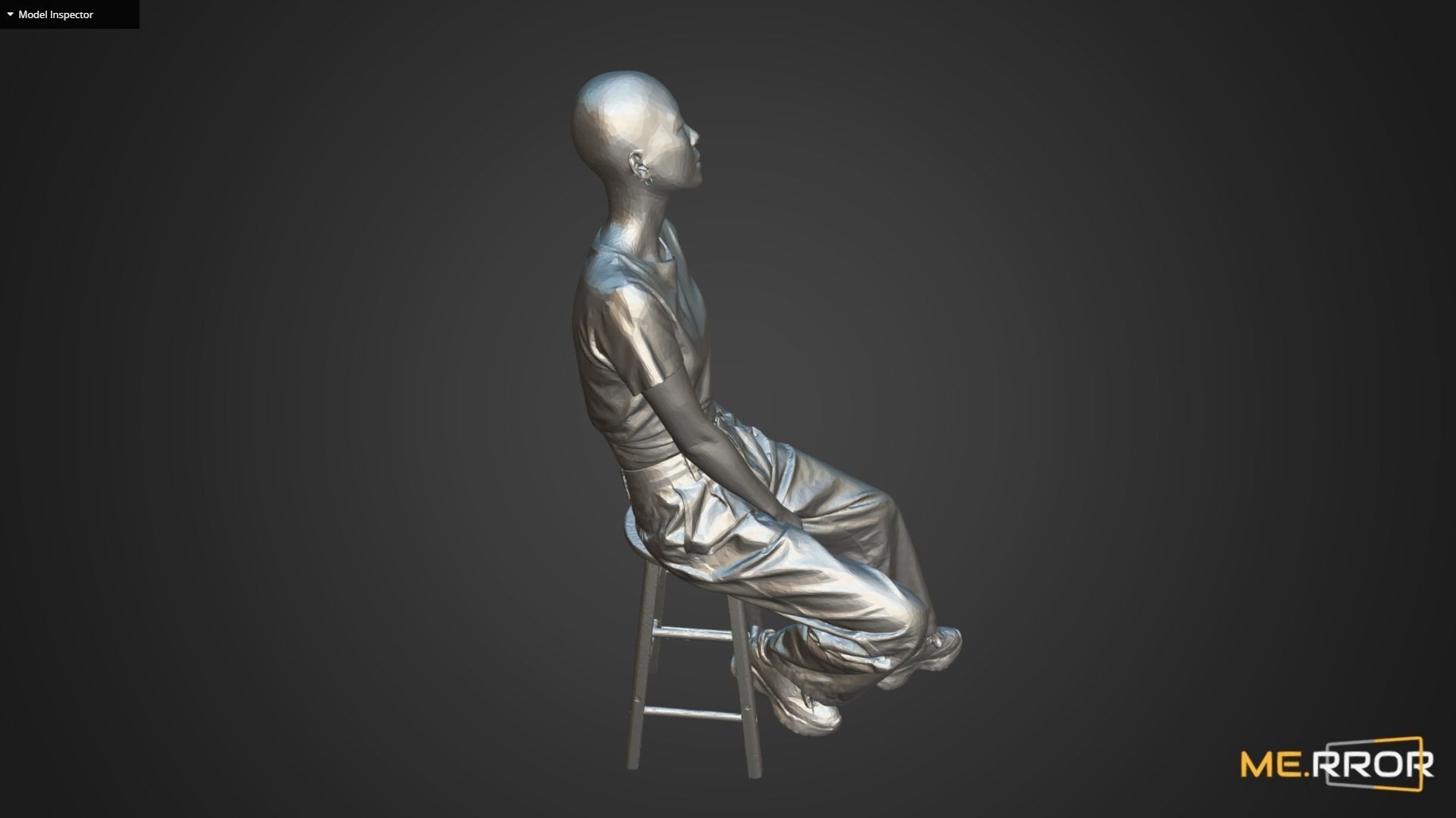 Aisan Woman Scan Pose 6 3D model | CGTrader