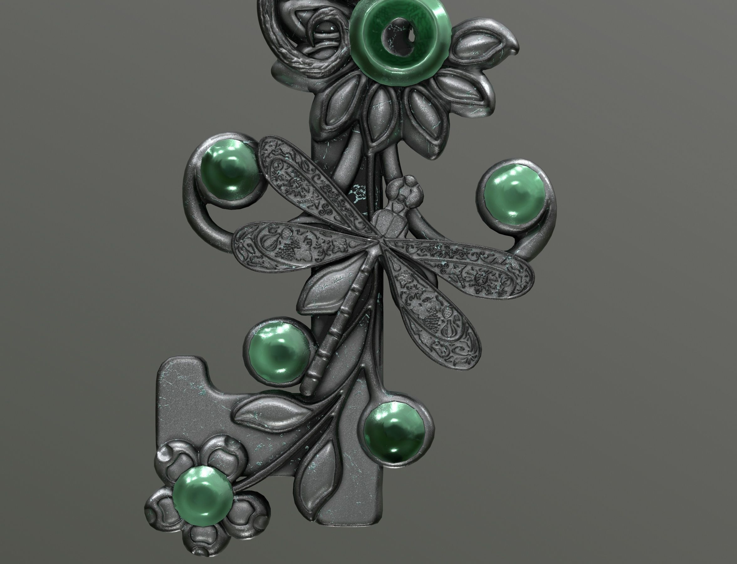 3D model summer key VR / AR / low-poly | CGTrader