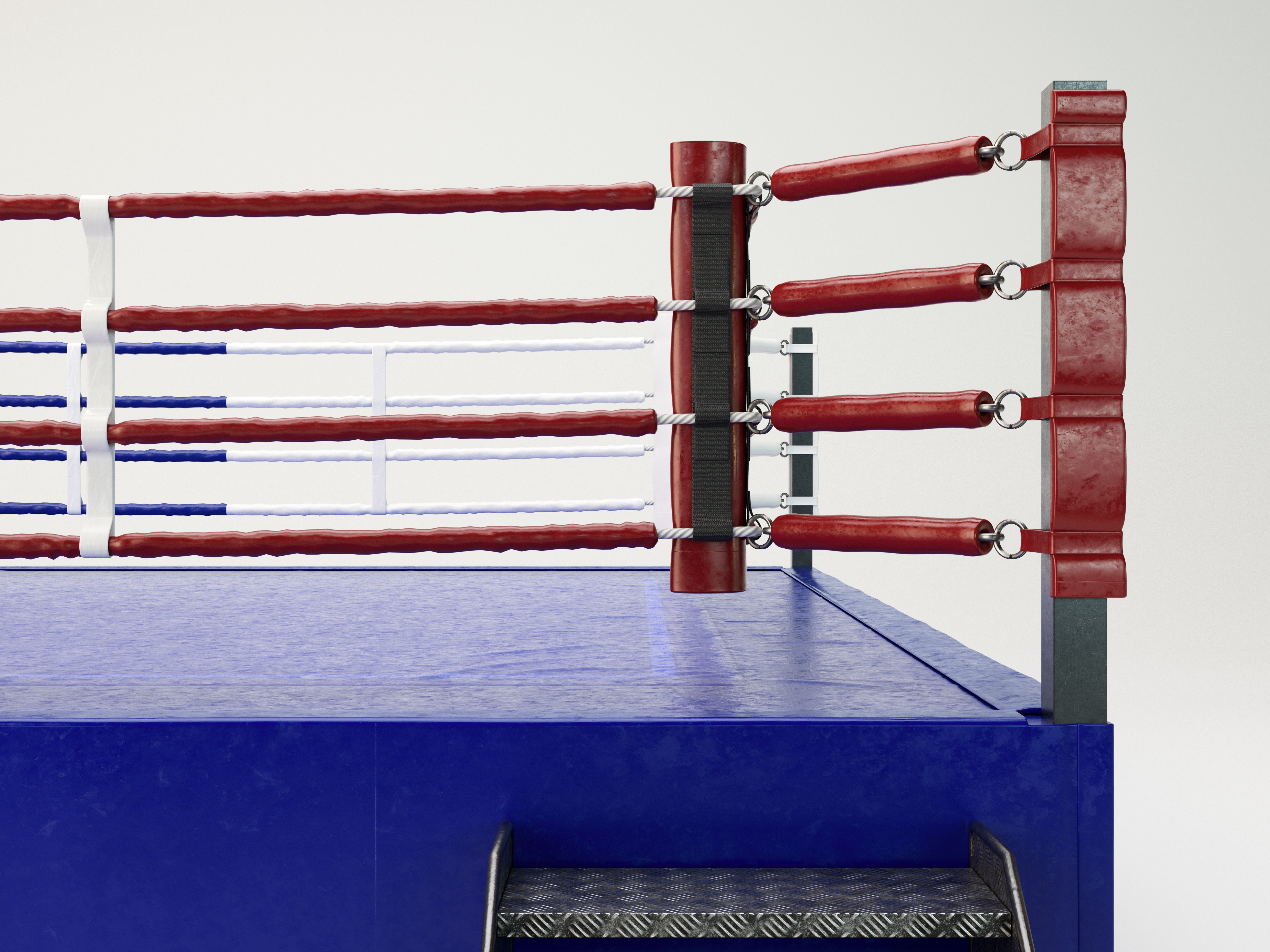 Boxing Ring REGULATION SIZE 3D model | CGTrader