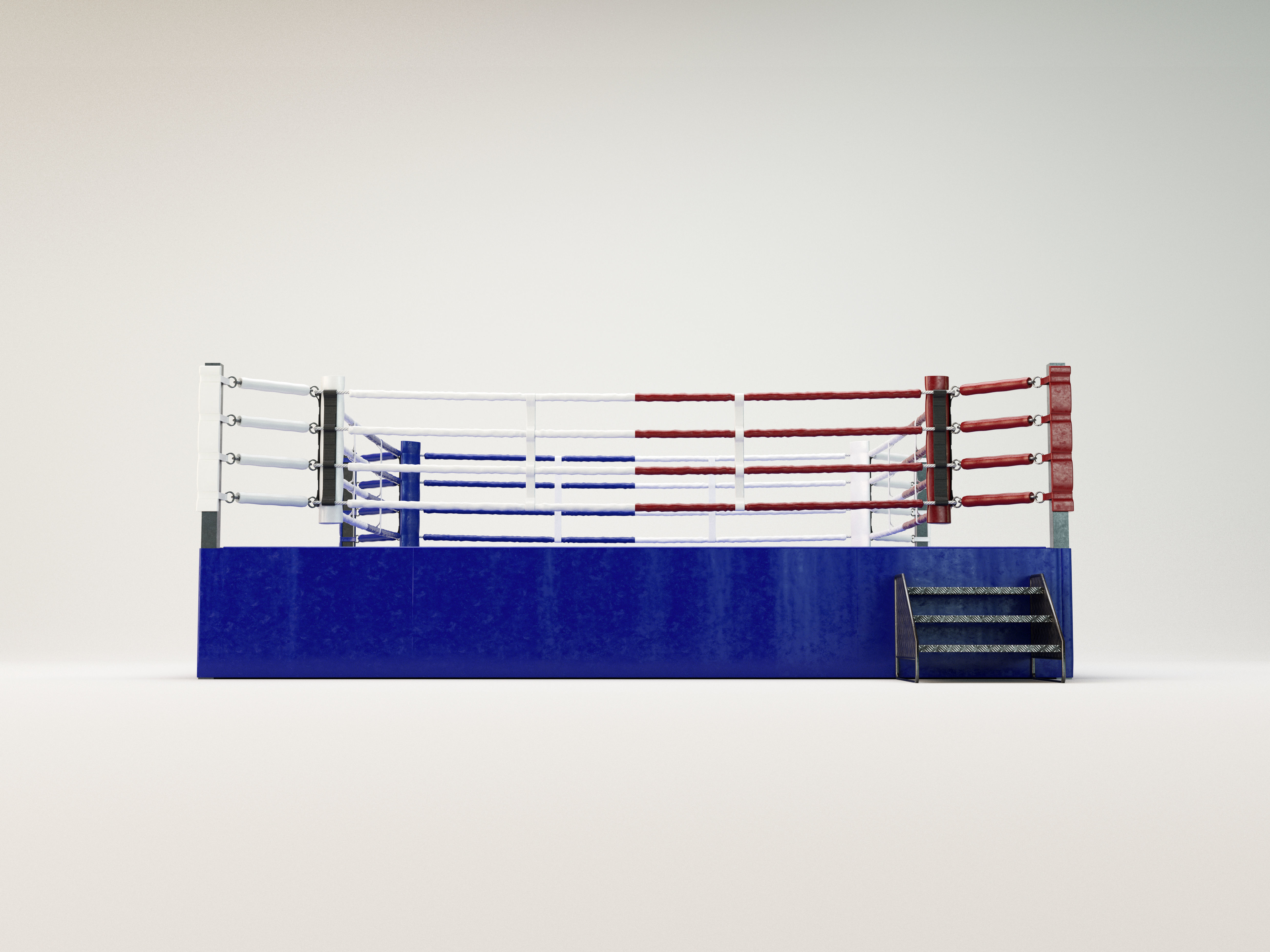Boxing Ring REGULATION SIZE 3D model | CGTrader