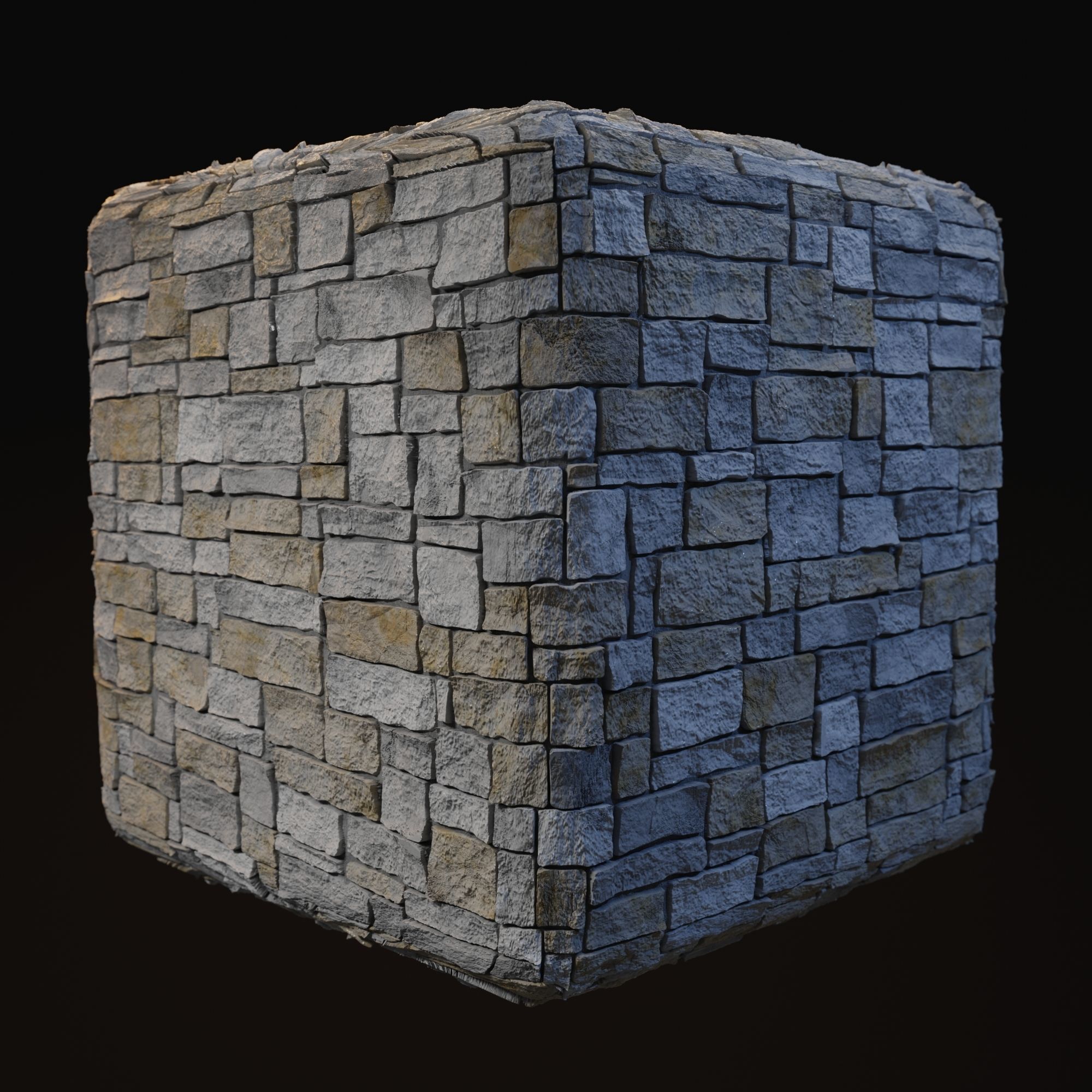 Cream Chopped Stone 8K Textures Texture | CGTrader