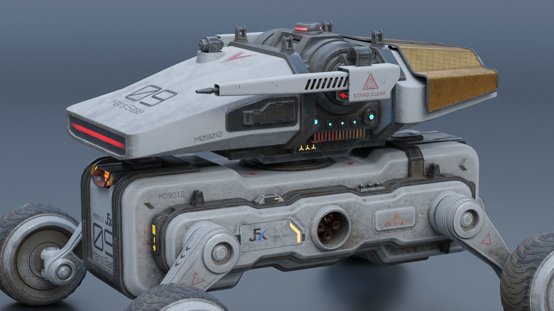 Pbr-Mars Rovers Series - Unmanned Exploration Vehicles 3D model ...