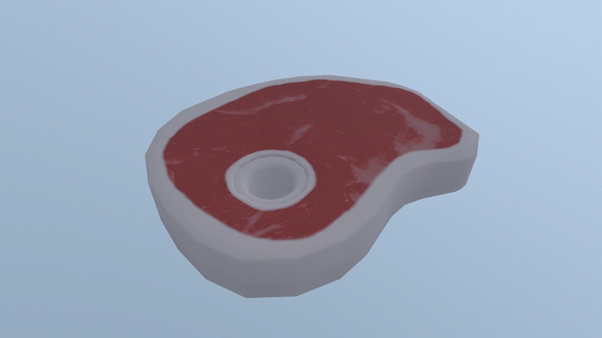 3D model Low Poly Steak piece of meat VR / AR / low-poly | CGTrader