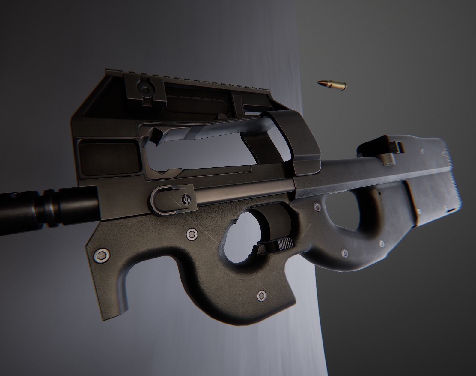 3D model AAA P90 Game Ready PBR VR / AR / low-poly | CGTrader