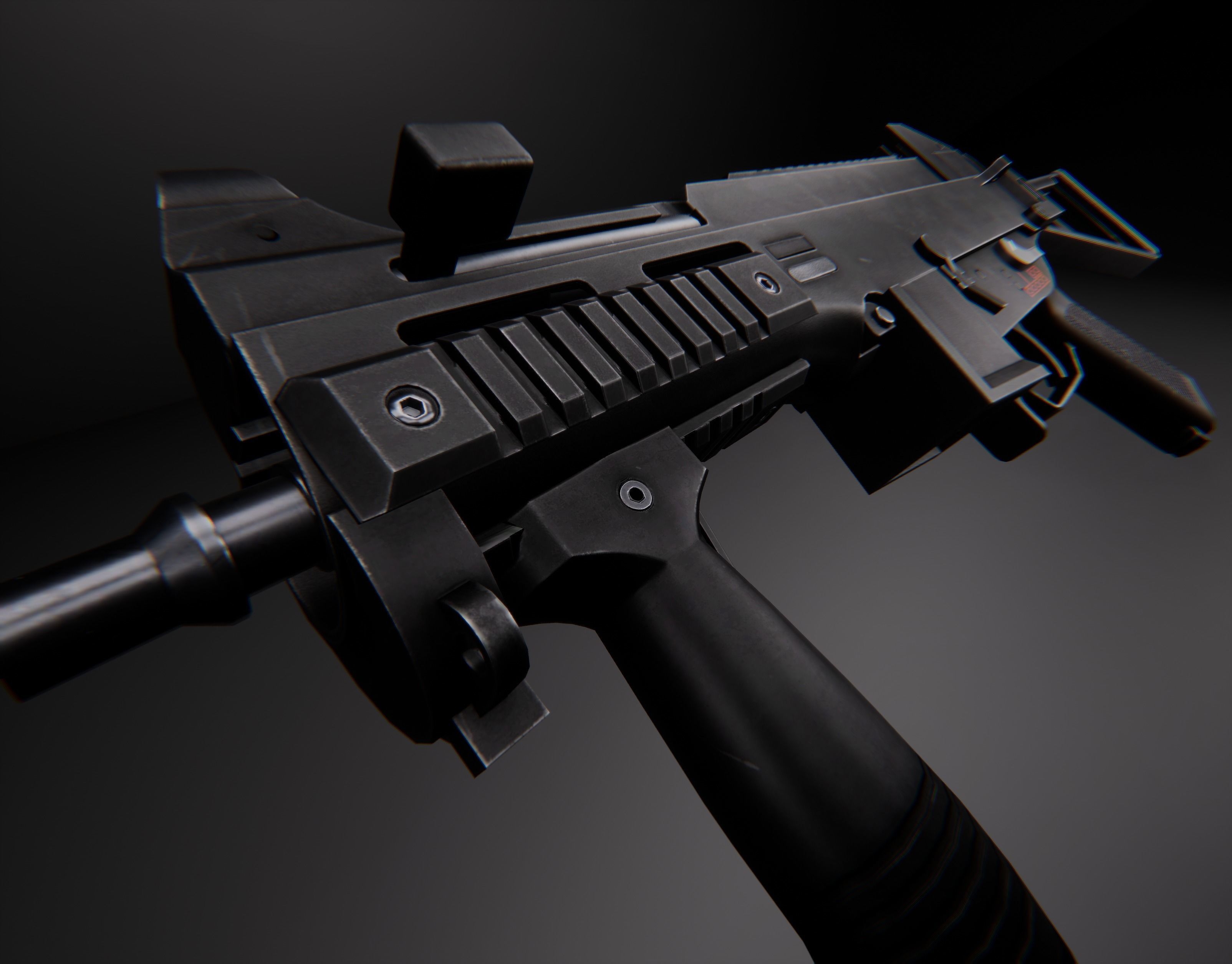 3D model AAA UMP 45 Game Ready PBR VR / AR / low-poly | CGTrader