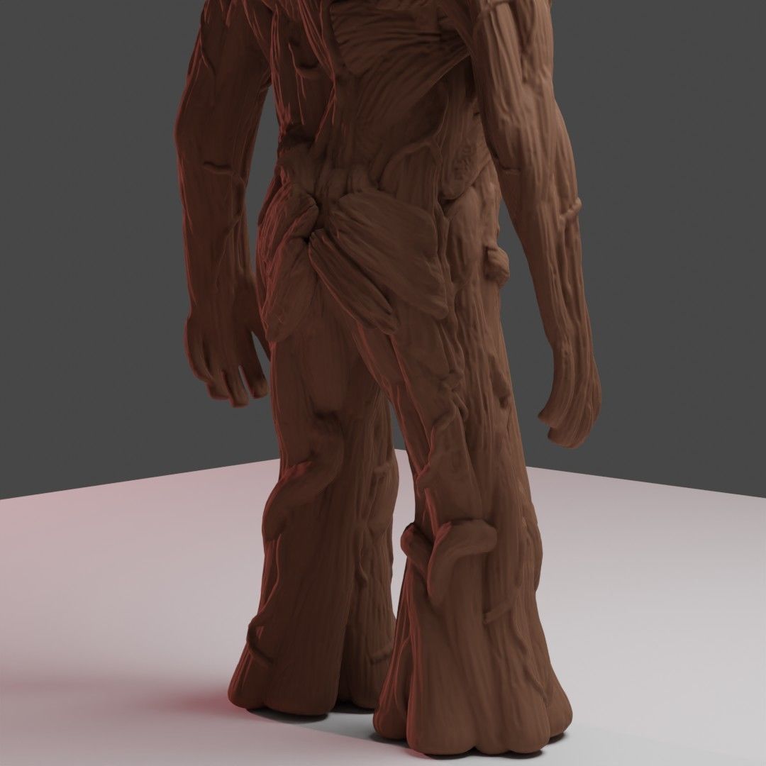 Baby groot body 3D model 3D printable | CGTrader