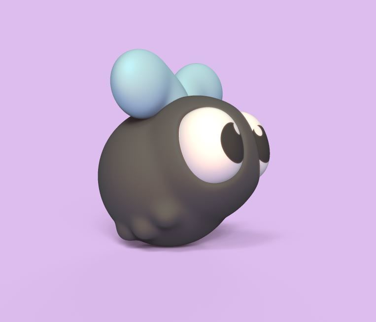 Little Fly 3D model 3D printable | CGTrader