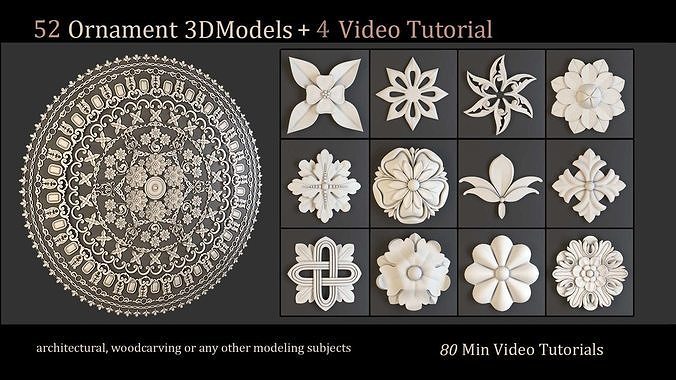 50 Ornament 3D Models free 3D model | CGTrader