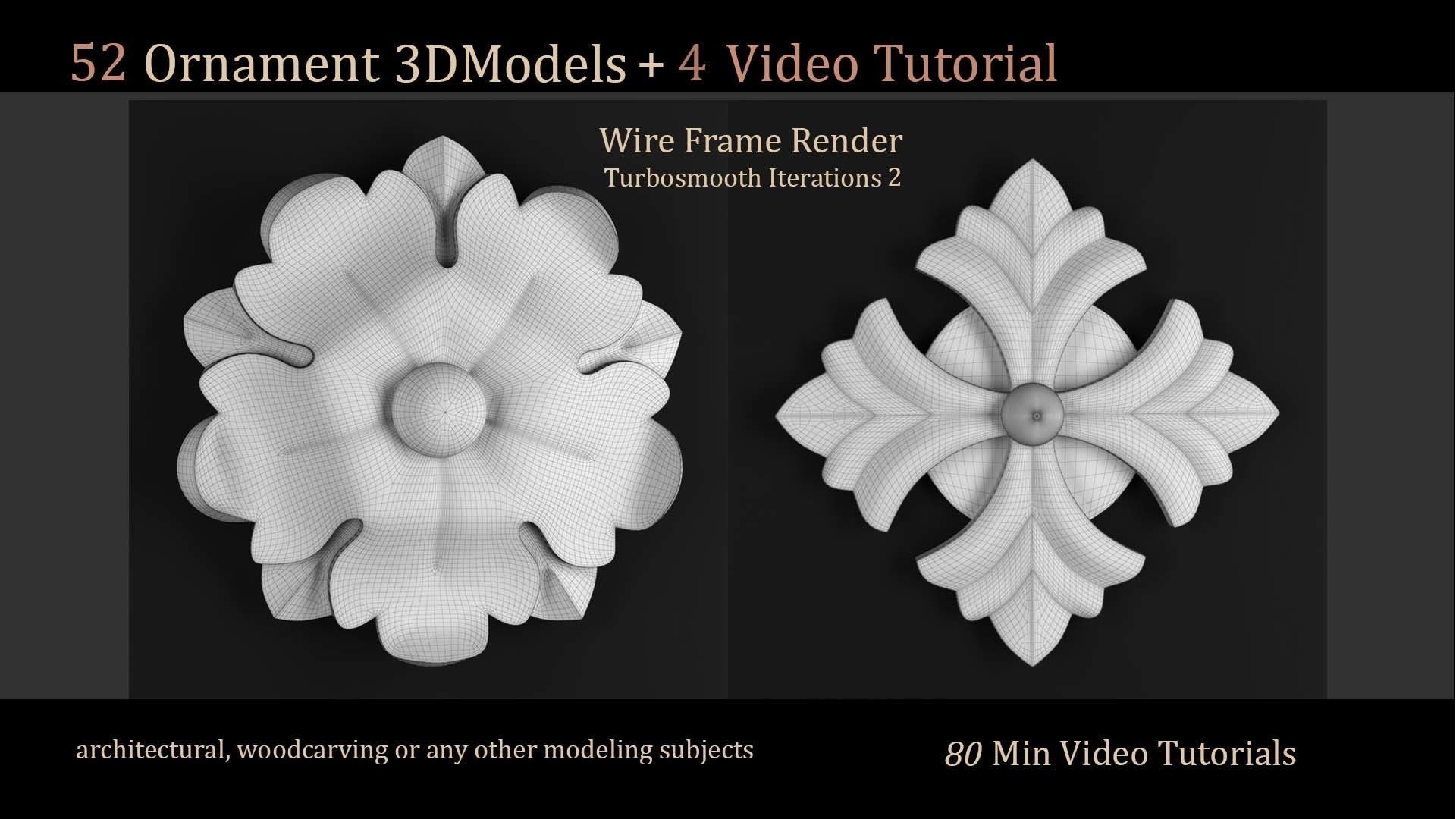 50 Ornament 3D Models free 3D model | CGTrader