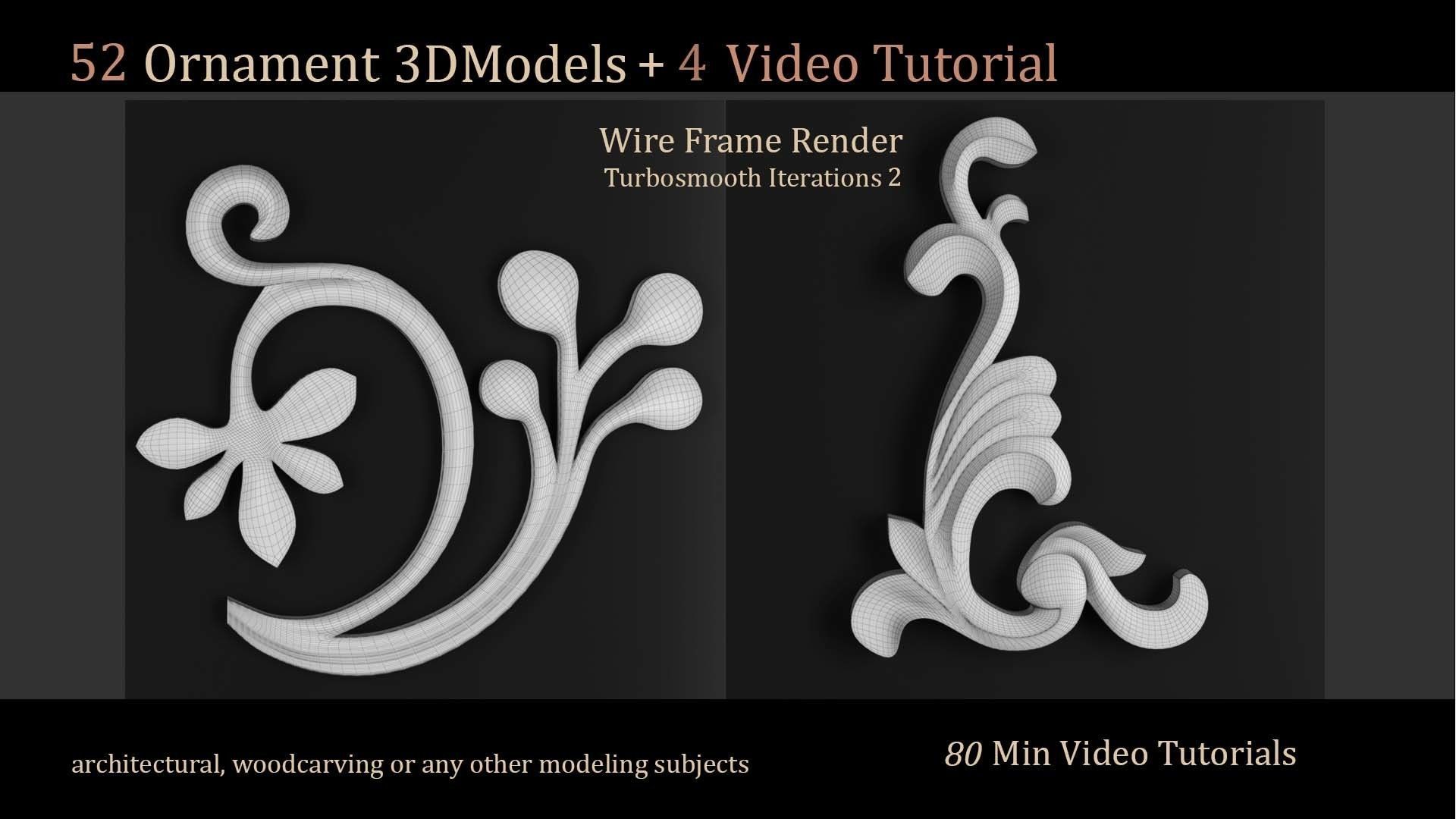50 Ornament 3D Models free 3D model | CGTrader