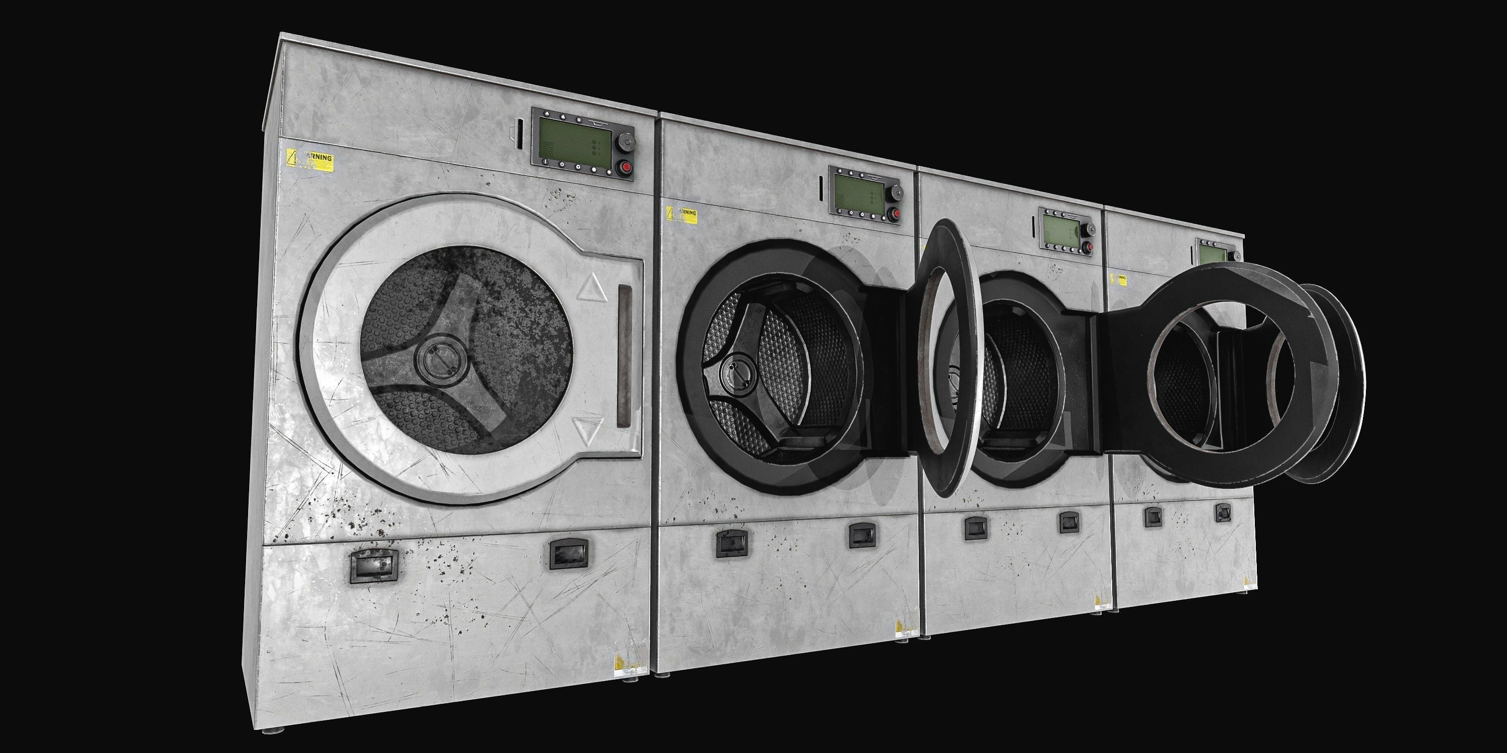 3D model Laundry Washing Machine VR / AR / low-poly | CGTrader