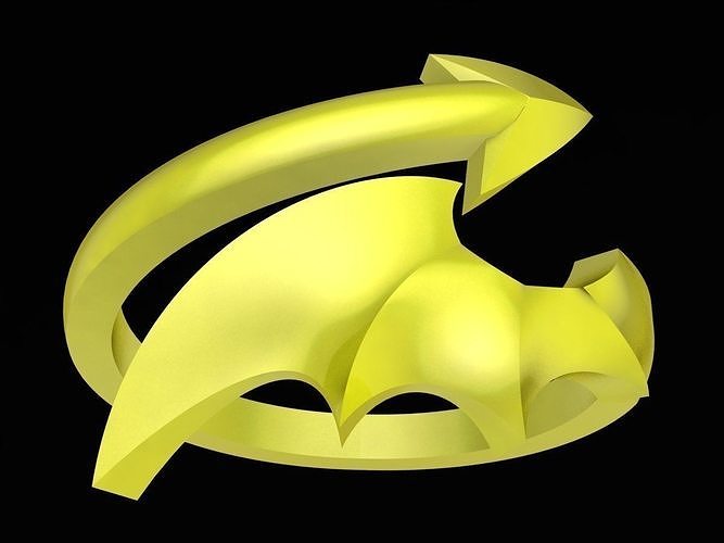 simple arrow and bat wing women ring 4399 3D model 3D printable | CGTrader