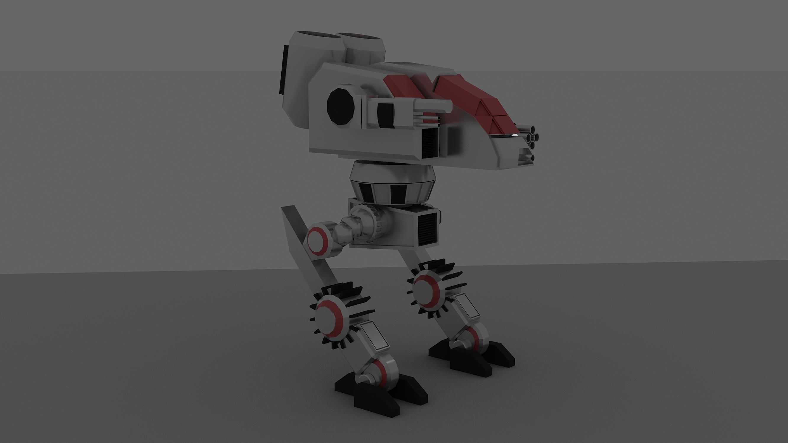 Steel fighting robot free VR / AR / low-poly 3D model | CGTrader