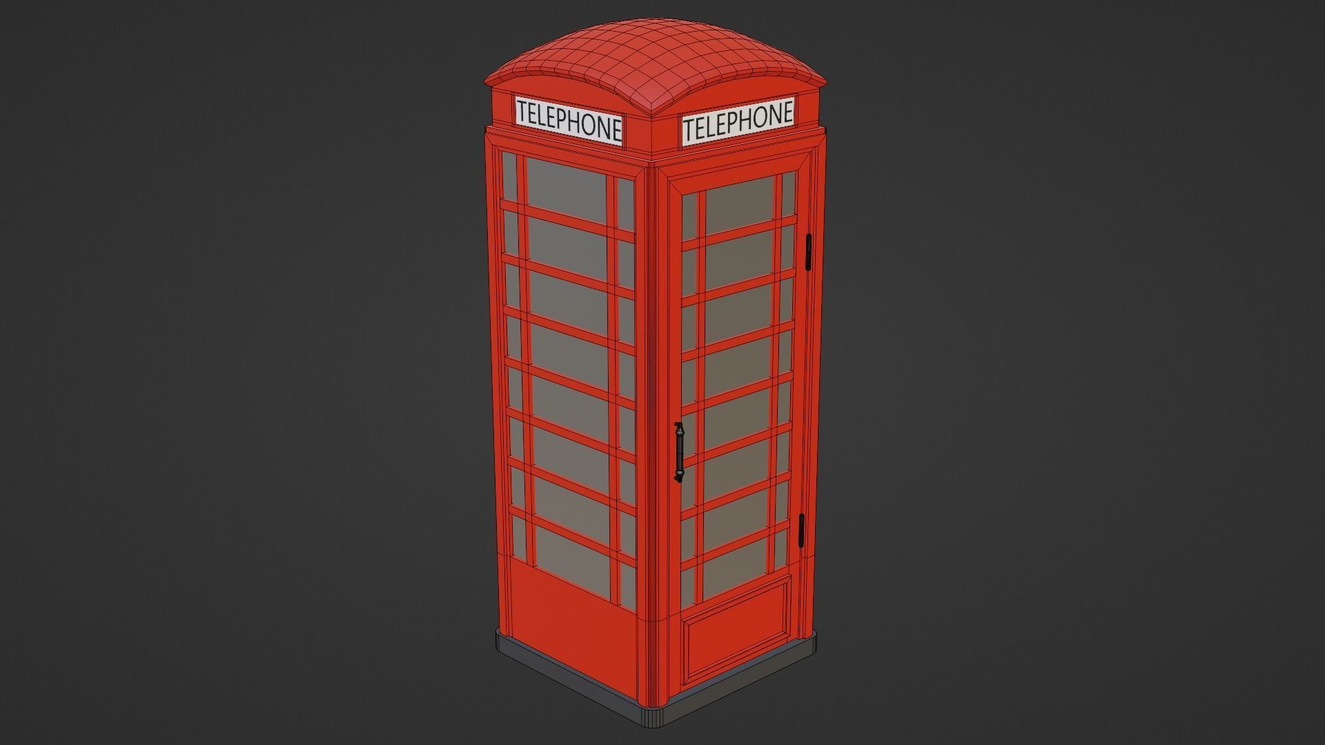 Phone Box Low Polly 3D Model Game Ready free 3D model | CGTrader