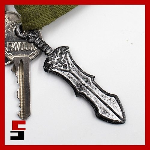 Dark Souls Black Knight Greatsword Keychain 3D model 3D printable ...