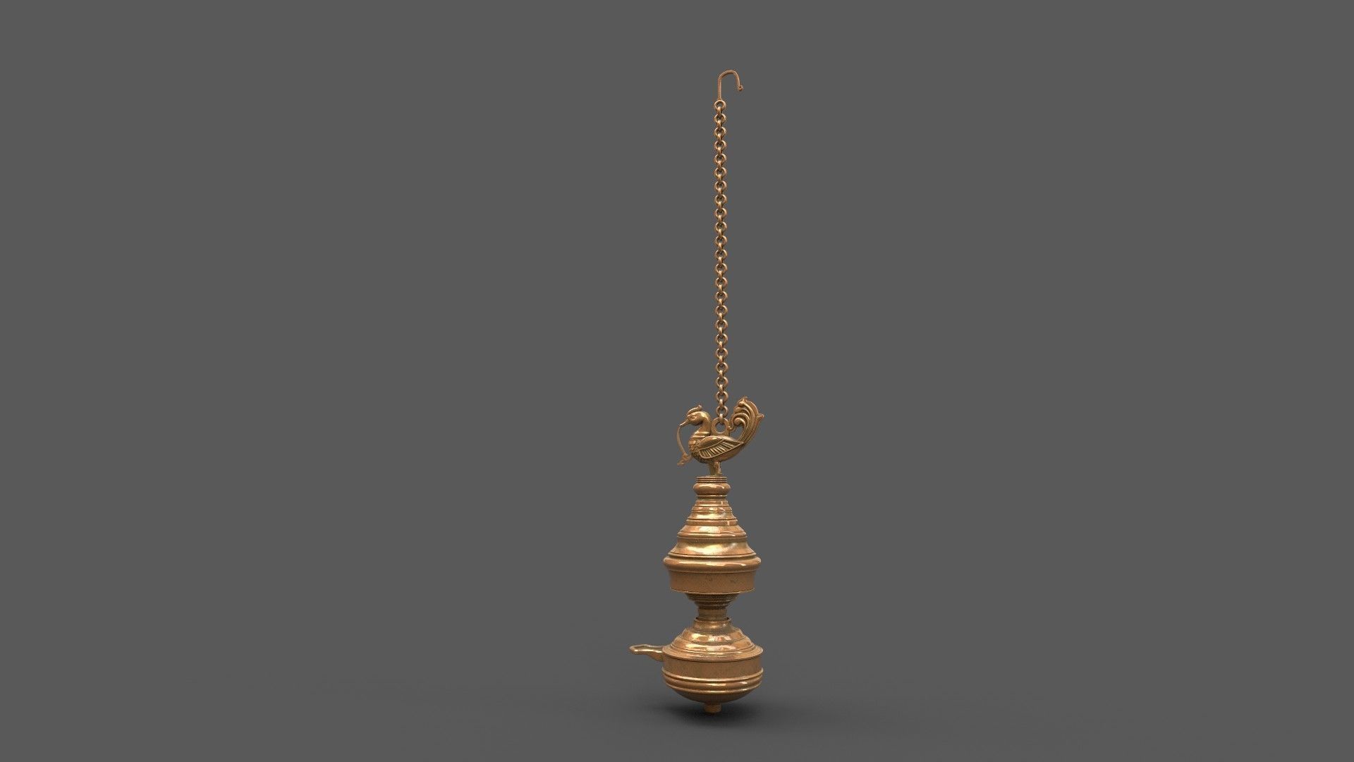 oil lamp 3D model | CGTrader