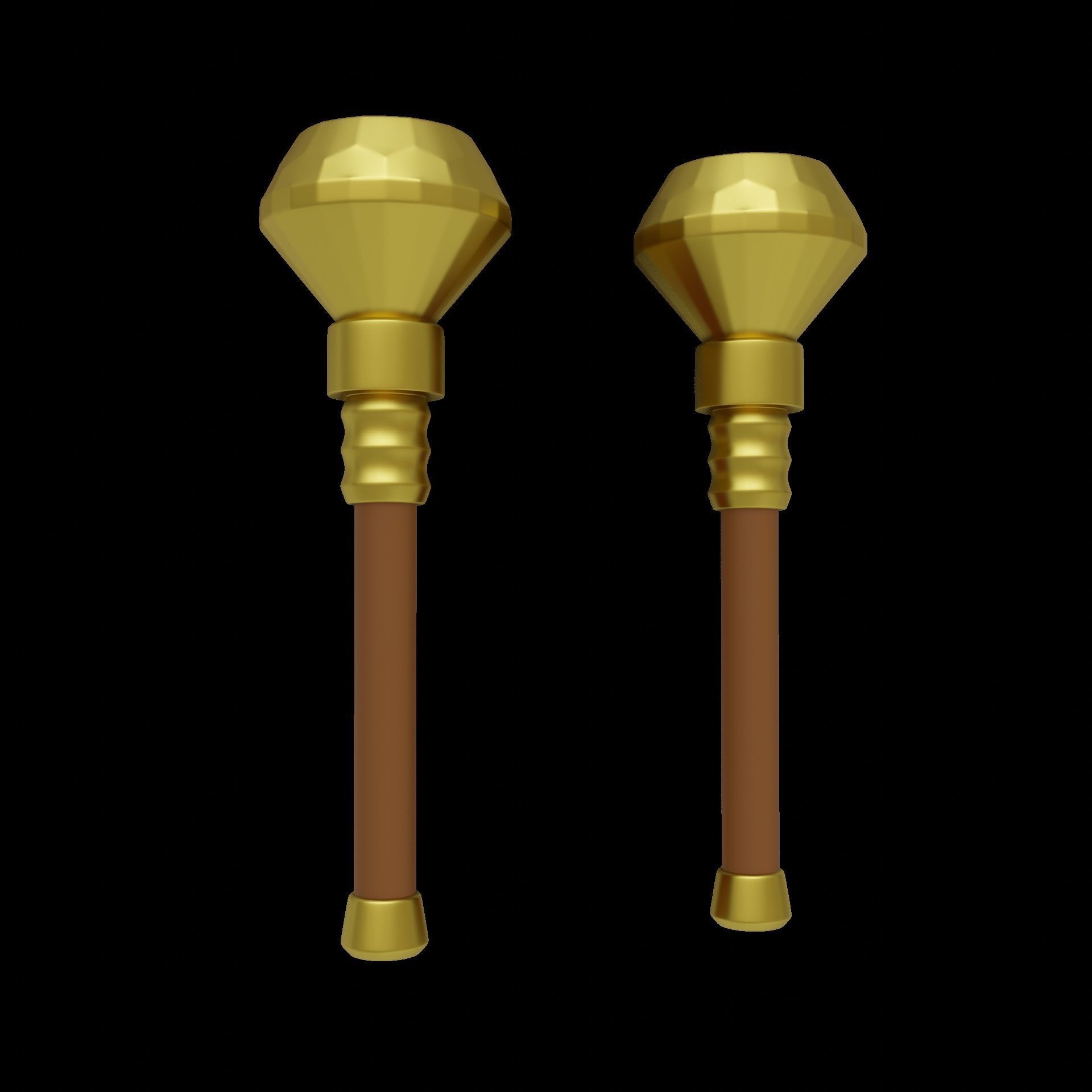 Animal Crossing Golden Wand Replica Prop 3D model 3D printable | CGTrader