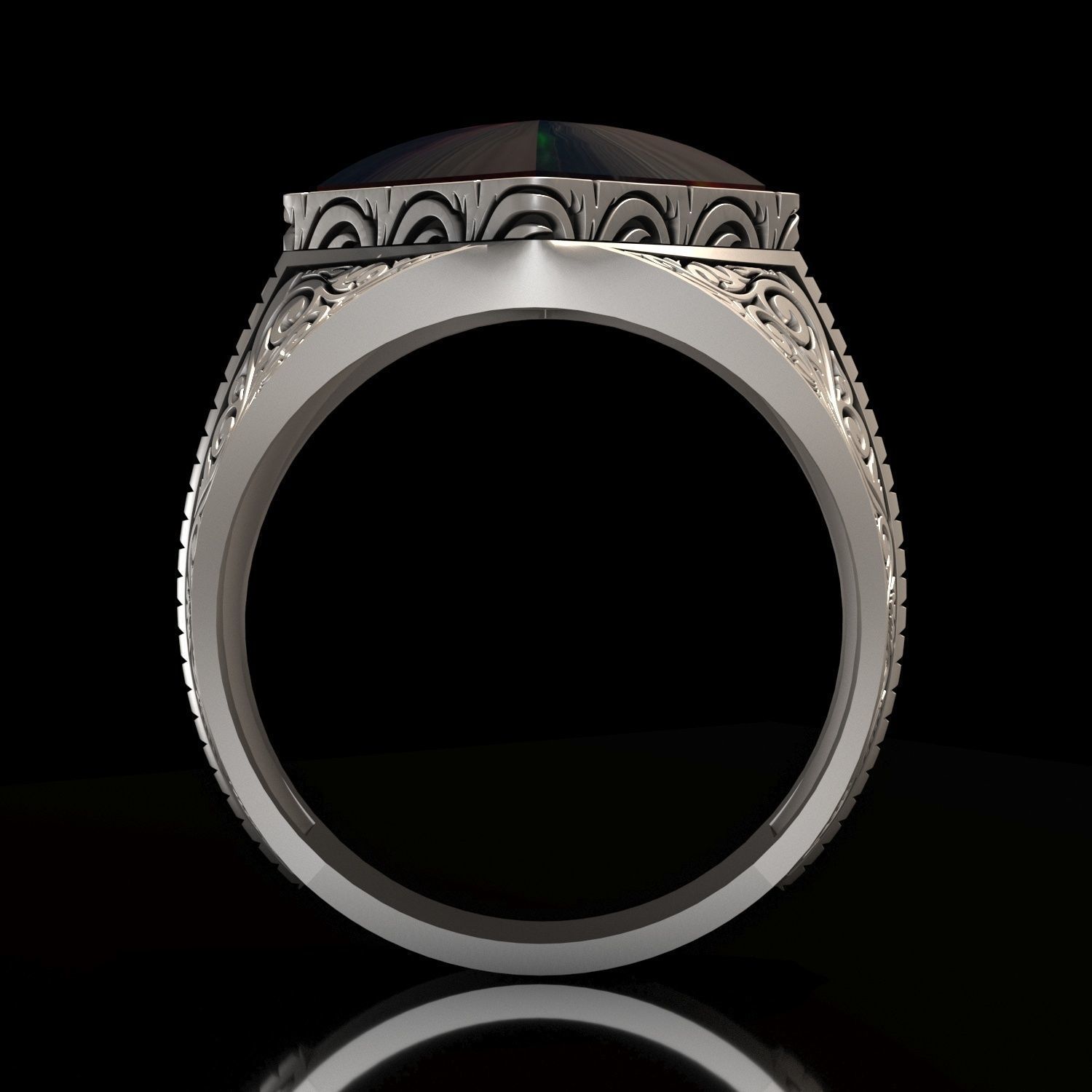 Men Rings 3D model 3D printable | CGTrader