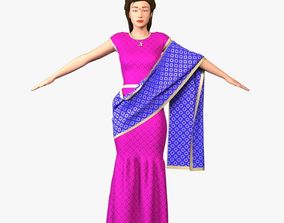 Low-poly Saree 3D Models | CGTrader