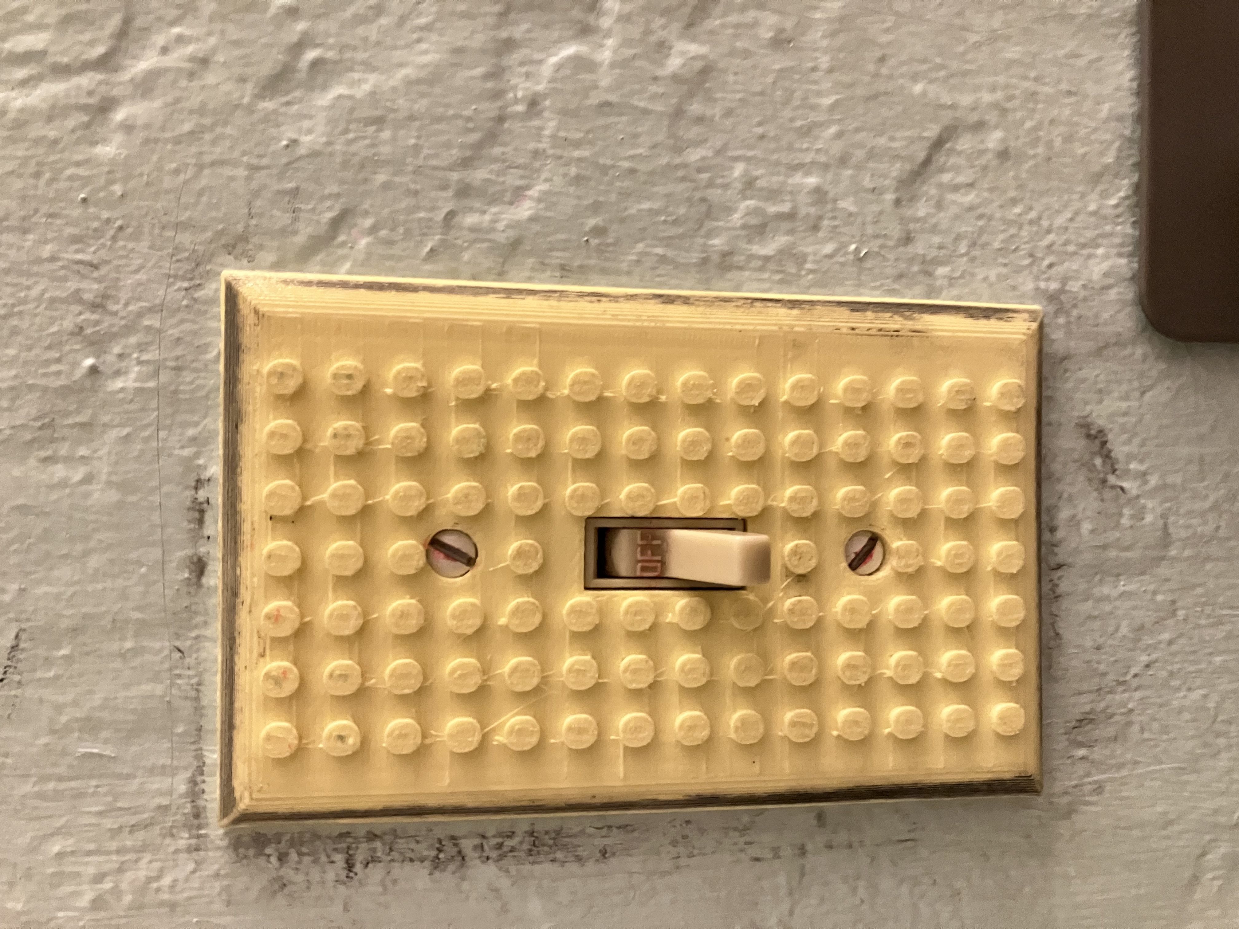 3D Printable Lego Light Switch Cover 3D model 3D printable | CGTrader