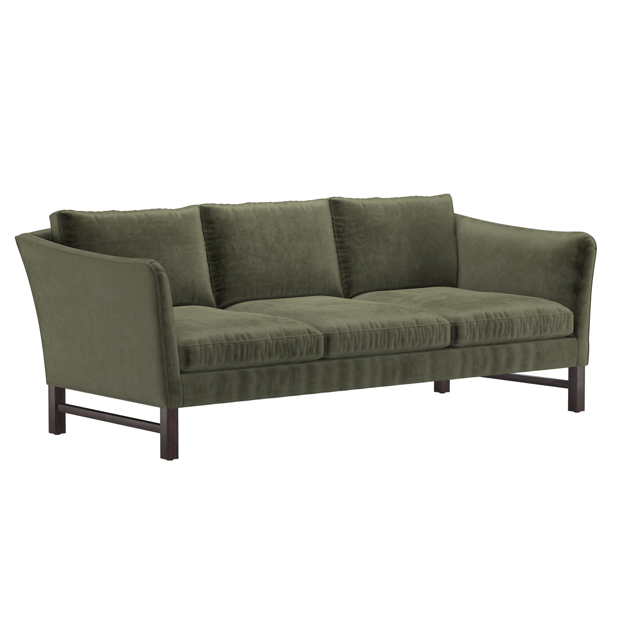 Classic High Arm Sofa 3D model | CGTrader