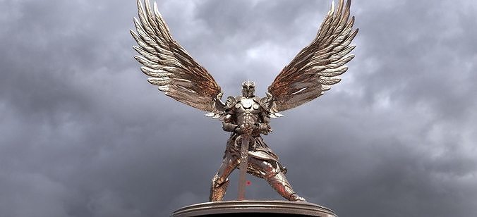 Serafim Warrior Sculpture 2 3D model | CGTrader