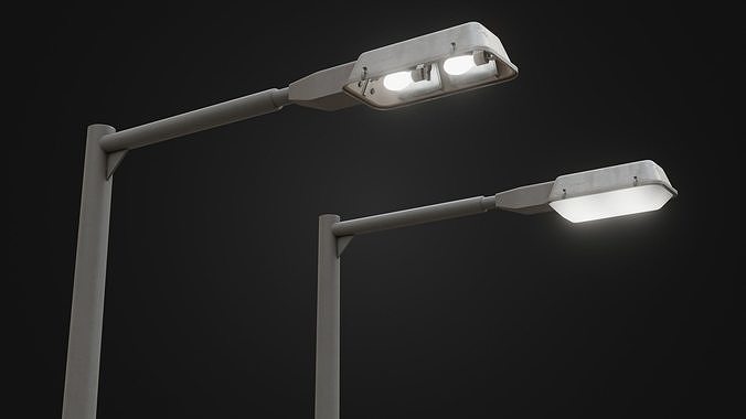 3D model Old Soviet Street Light 02 VR / AR / low-poly | CGTrader