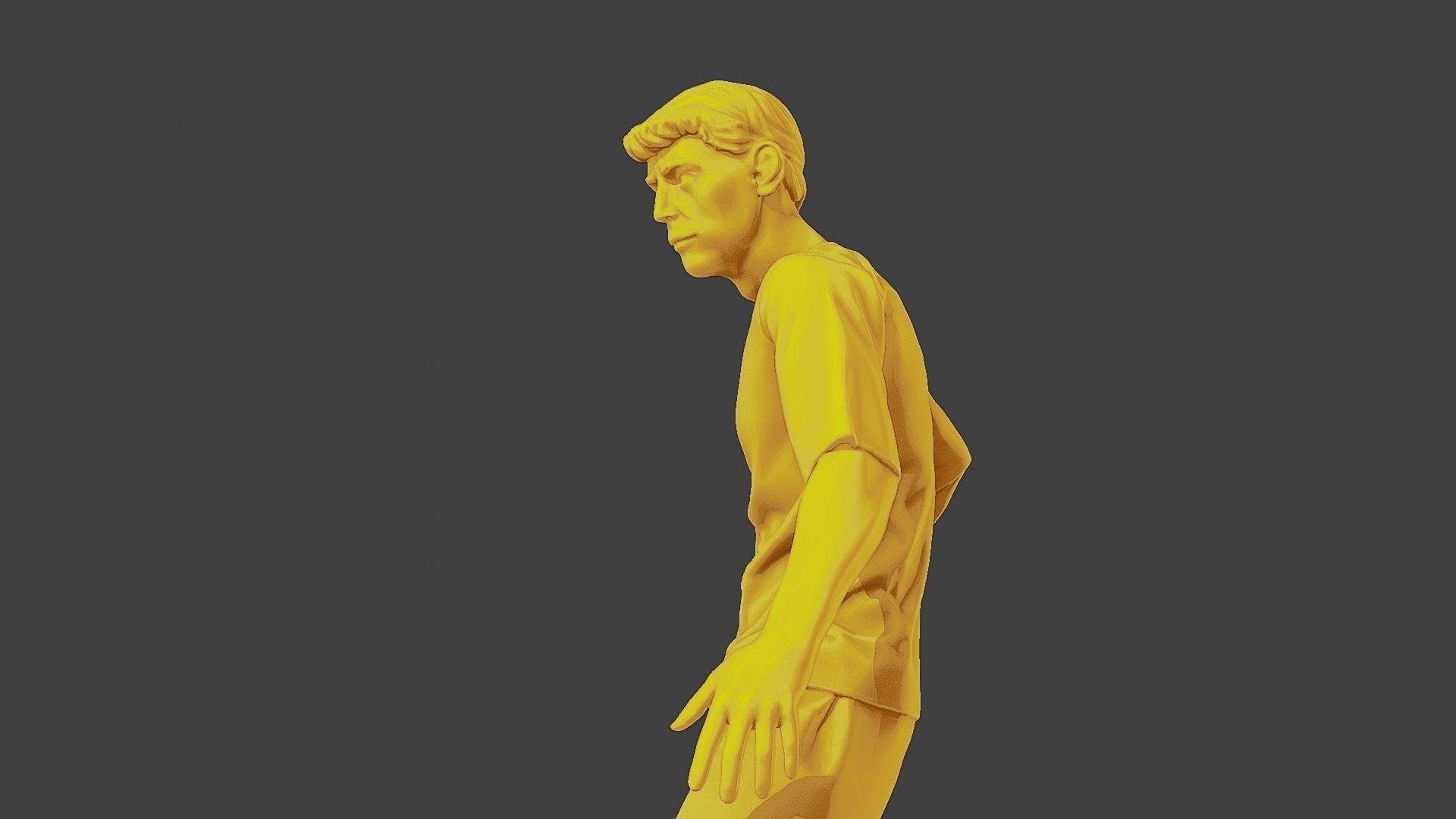 Soccer Player SP 026 3D model 3D printable | CGTrader