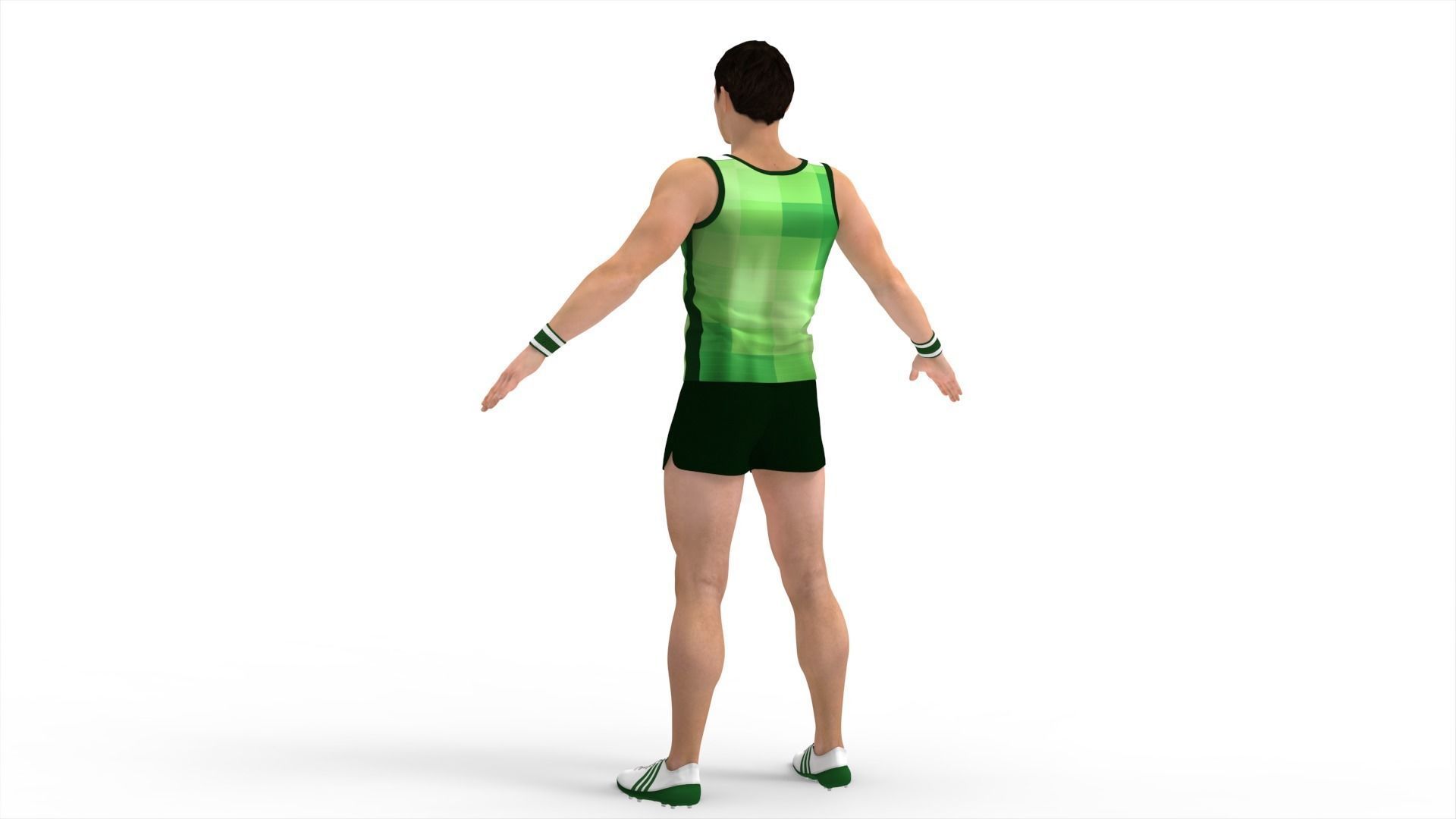 Marathon runner 3D model rigged | CGTrader