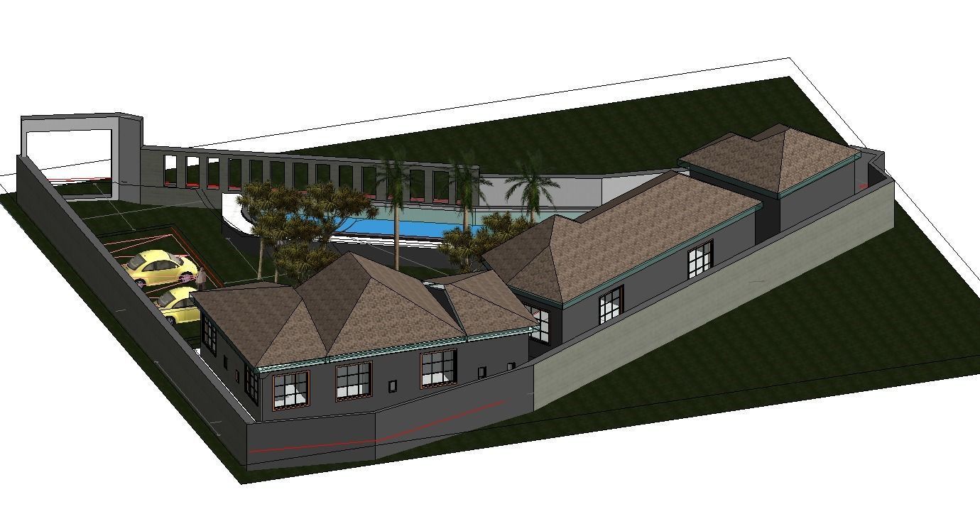 Resort Plan 3D model animated | CGTrader