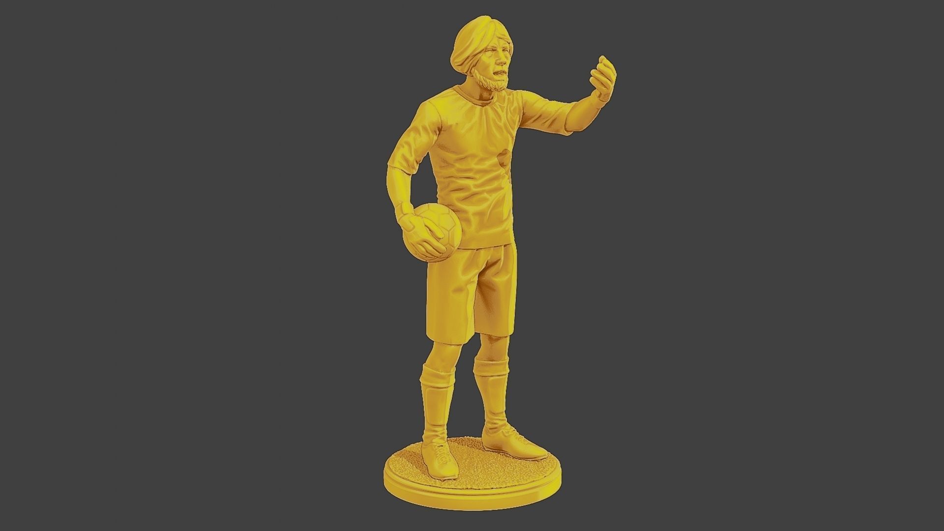 Soccer Player SP 030 3D model 3D printable | CGTrader