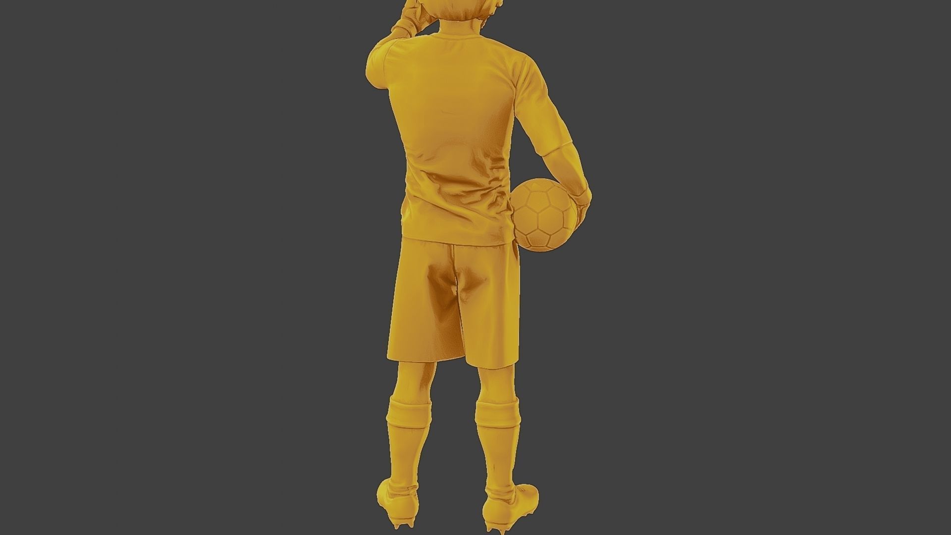 Soccer Player SP 030 3D model 3D printable | CGTrader