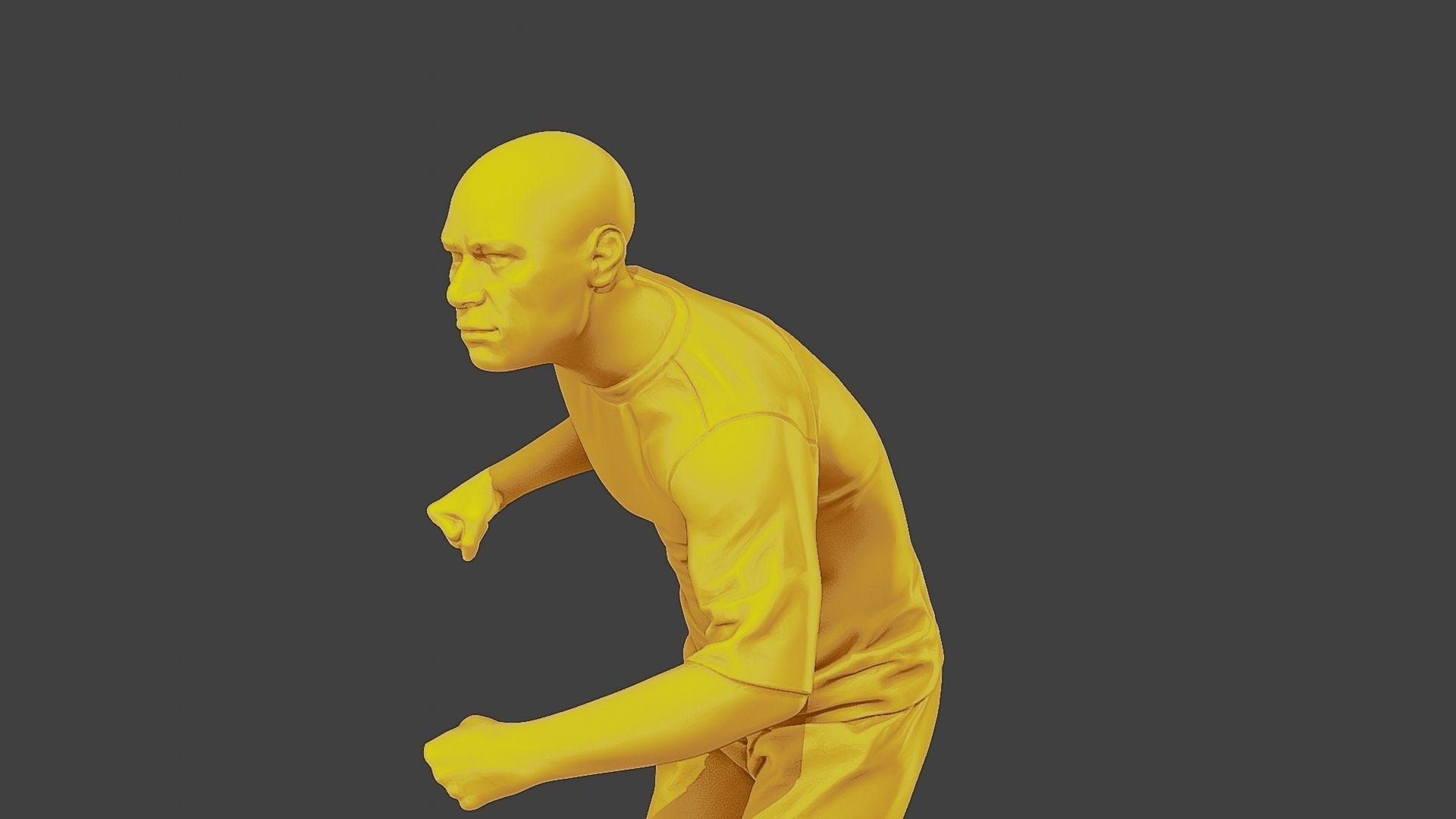Soccer Player SP 033 3D model 3D printable | CGTrader