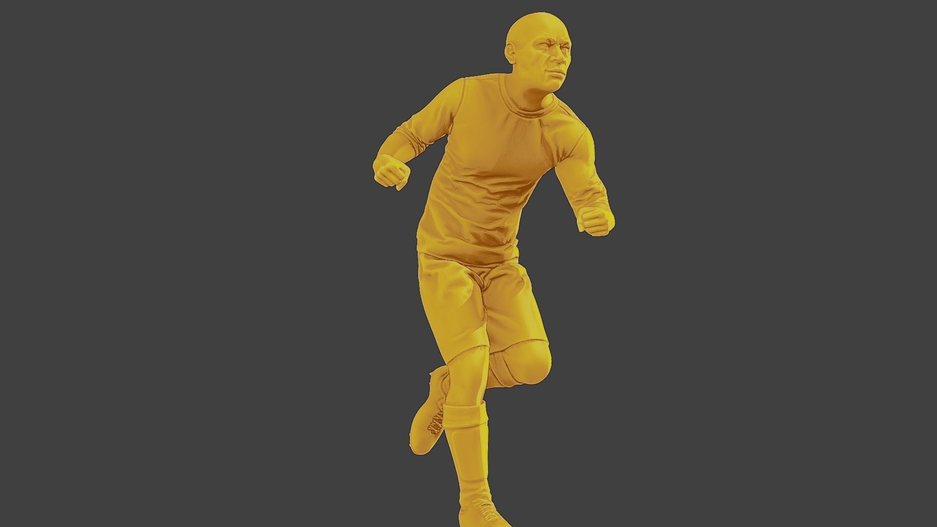 Soccer Player SP 033 3D model 3D printable | CGTrader